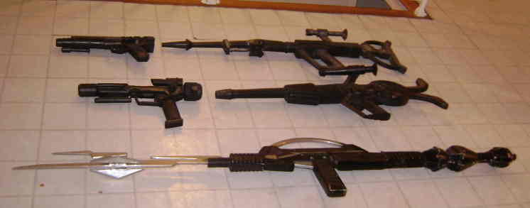 Masters of the Universe movie Prop gun collection